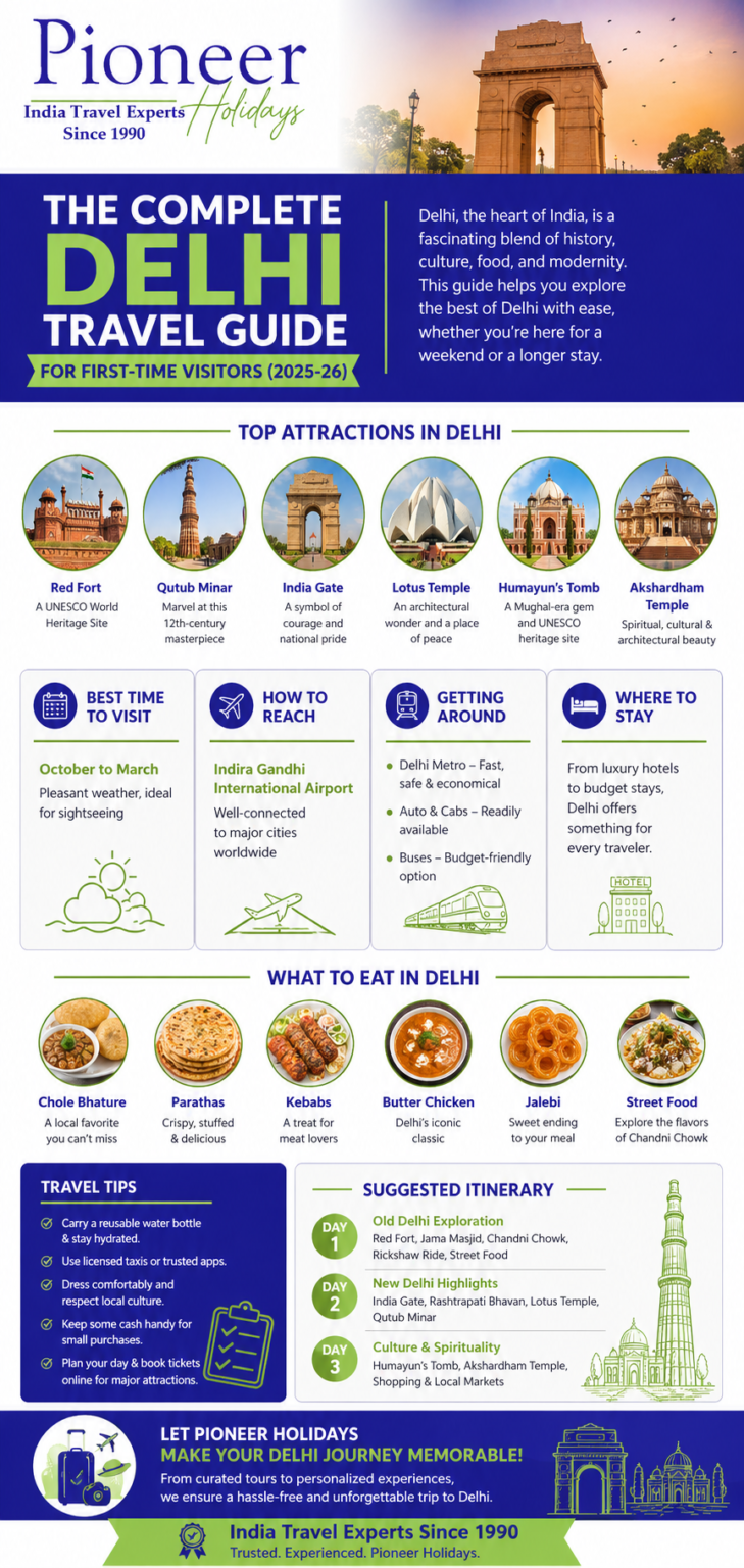 The Complete Delhi Travel Guide for First-Time Visitors (2025-26)